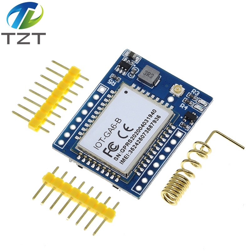 TZT Mini A6 GA6 GPRS GSM Kit Wireless Extension Module Board Antenna ...
