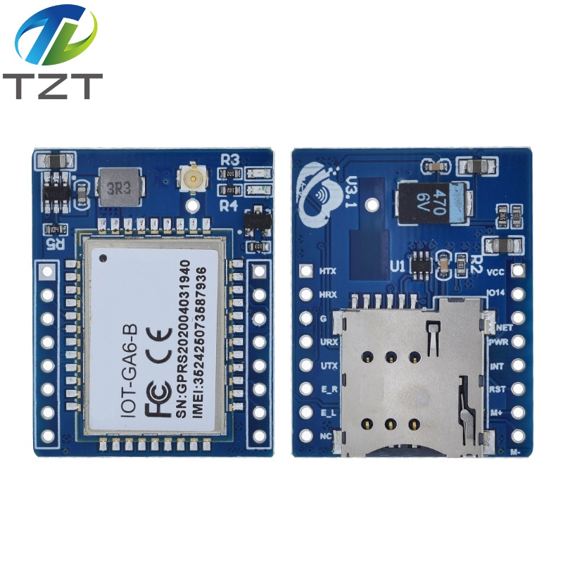 TZT Mini A6 GA6 GPRS GSM Kit Wireless Extension Module Board Antenna ...
